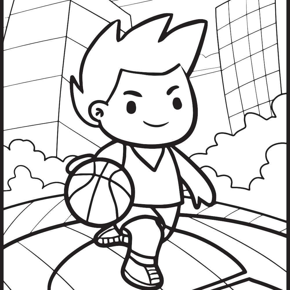 Basketball Coloring Pages - Printable 25+ Images