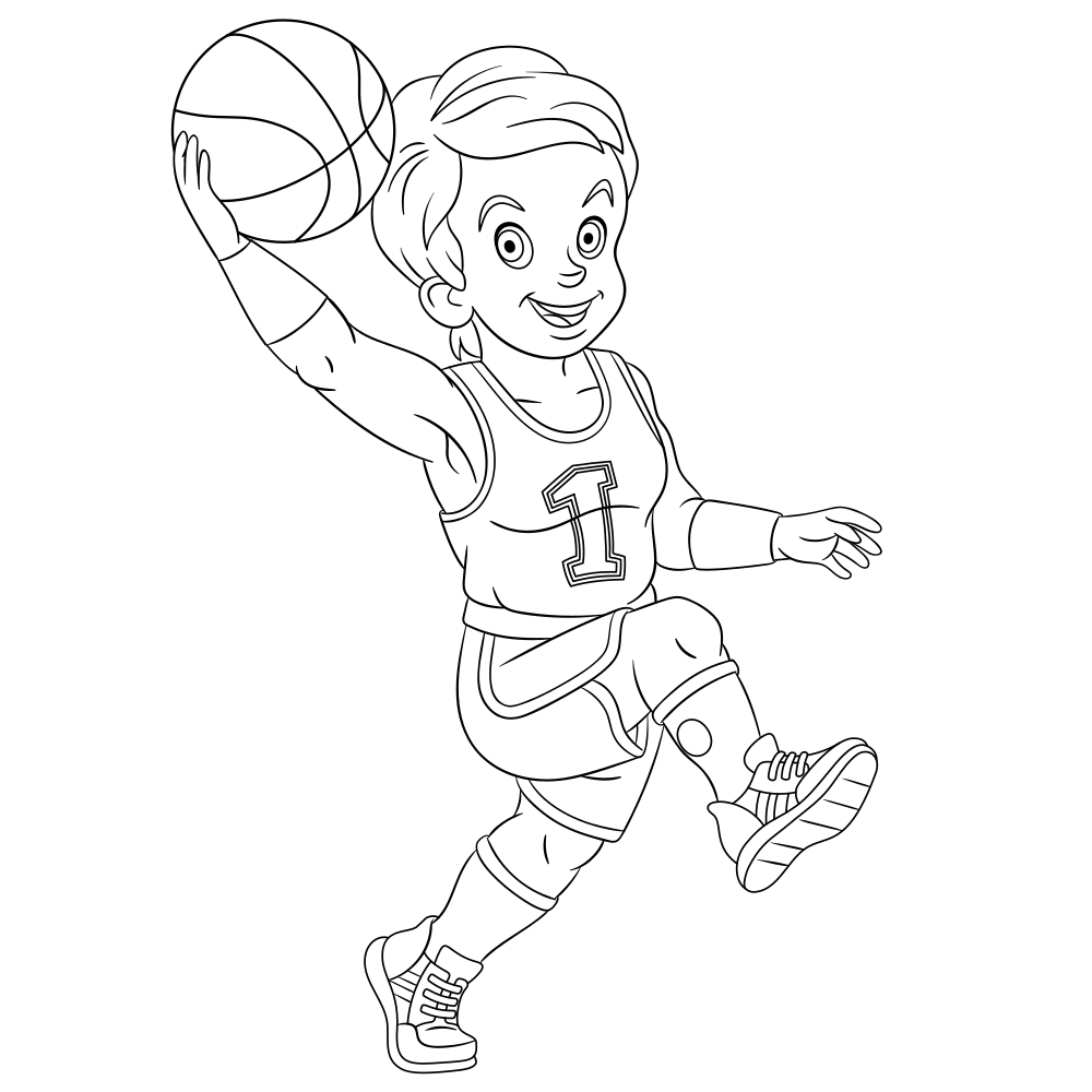 Basketball Coloring Pages - Printable 25+ Images