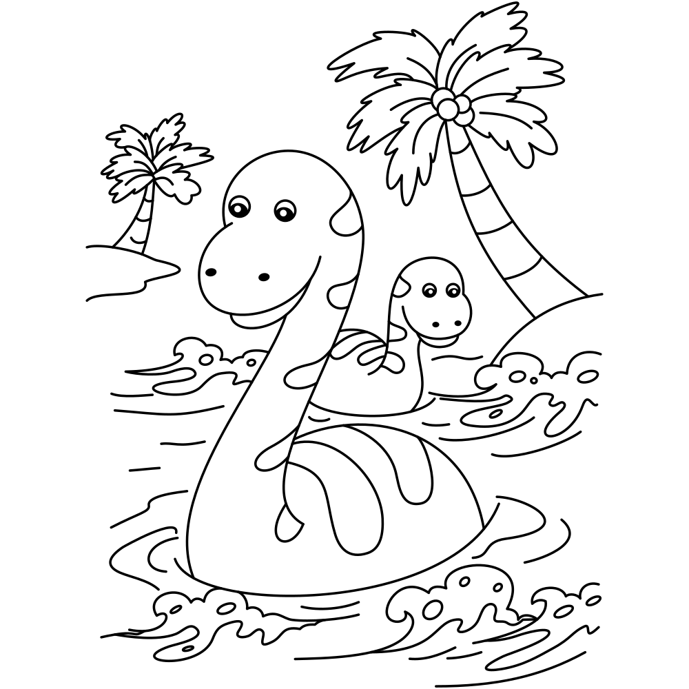 Beach Coloring Pages - Printable - Kids Drawing Hub