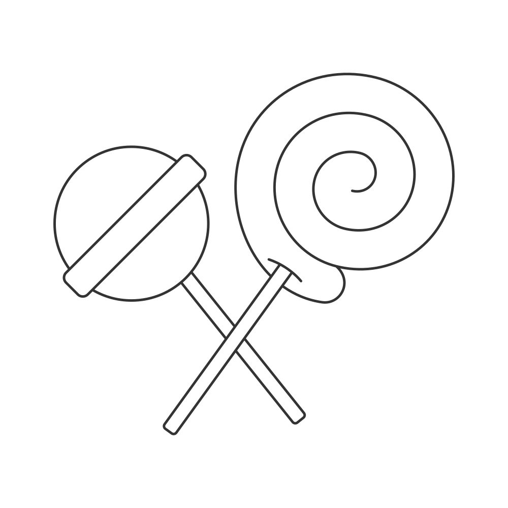 Candy Coloring Pages - Printable - Kids Drawing Hub