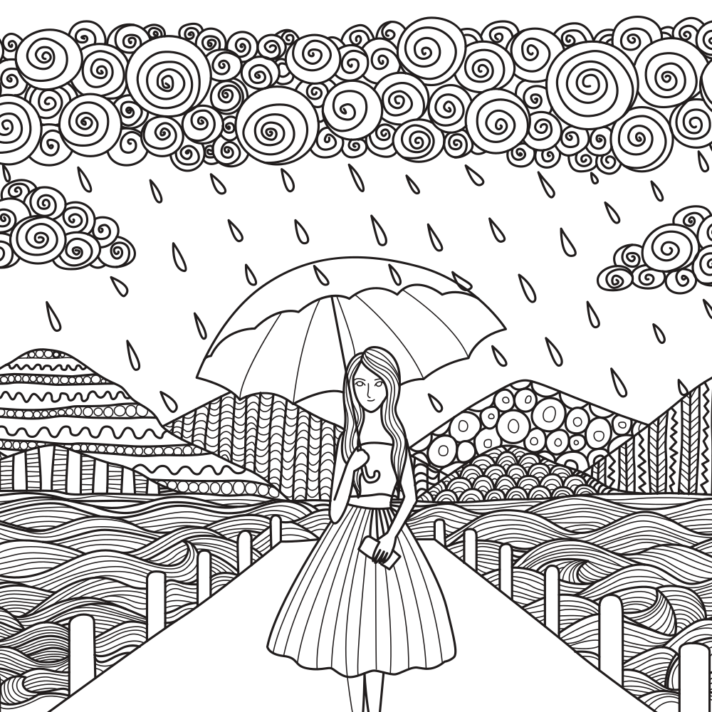 Fall Coloring Pages - Printable - Kids Drawing Hub