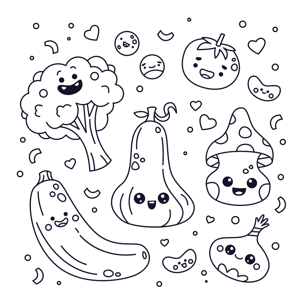 Fruit Coloring Pages - Printable - Kids Drawing Hub