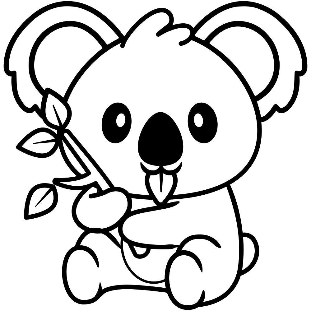 Free Koala Coloring Pages for Kids – Printable & Online Fun!