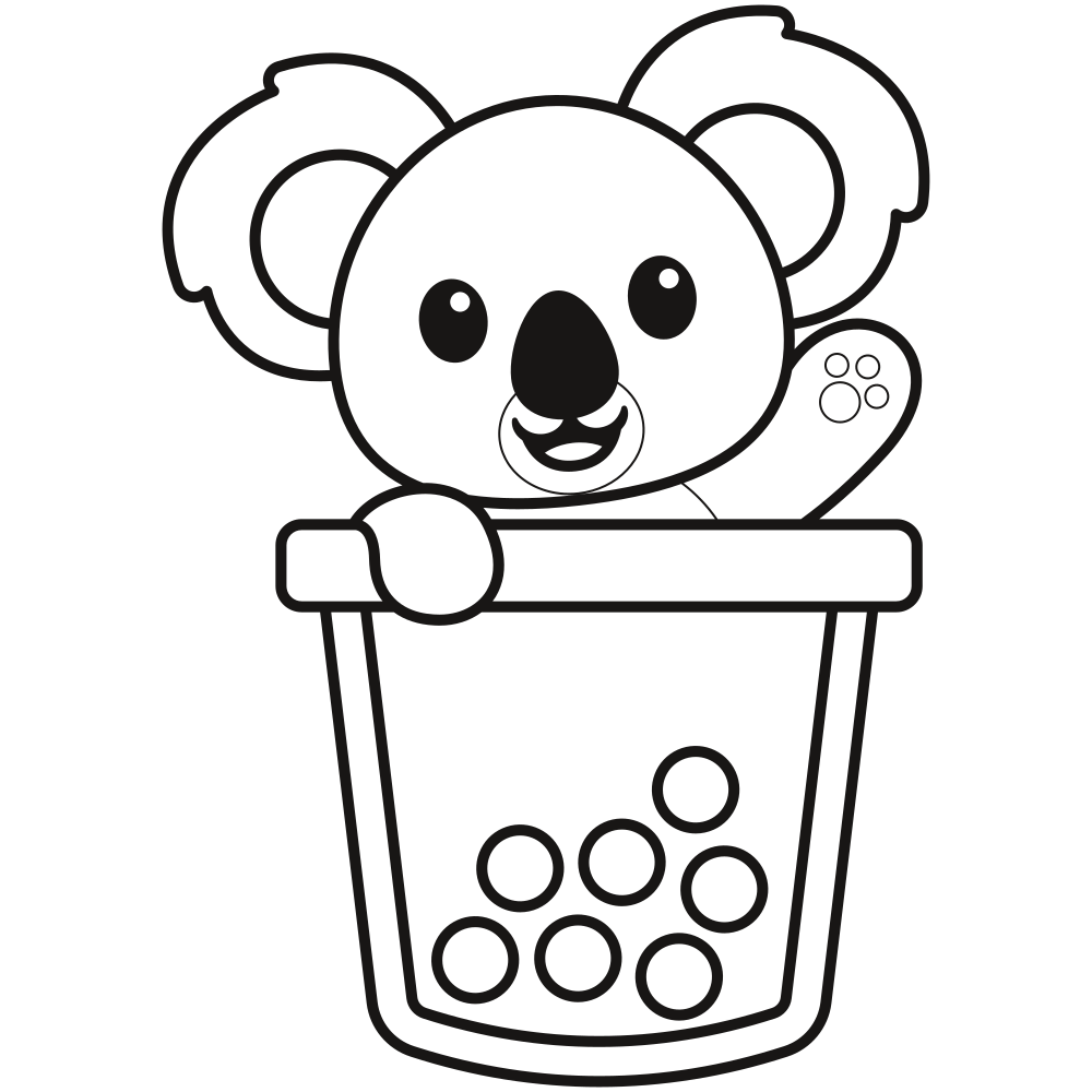 Koala Coloring Pages - gummy bear coloring page free printable coloring ...
