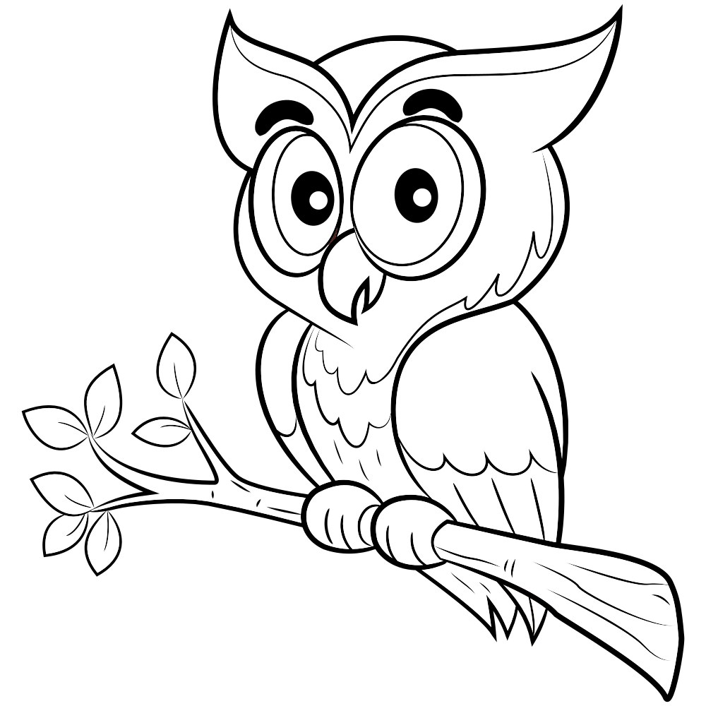 Owl Coloring Pages - Printable - Free - Kids Drawing Hub