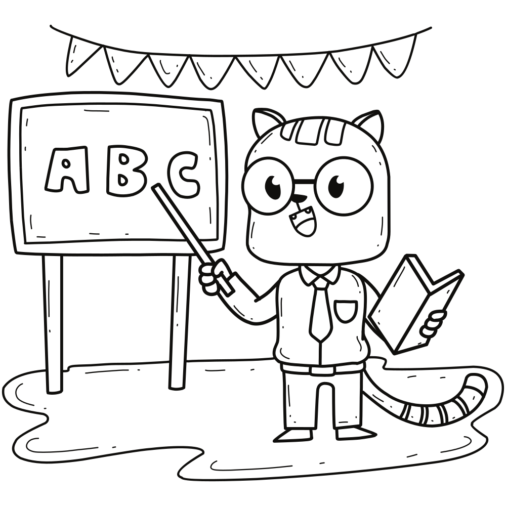 School Coloring Pages - Printable - Kids Drawing Hub