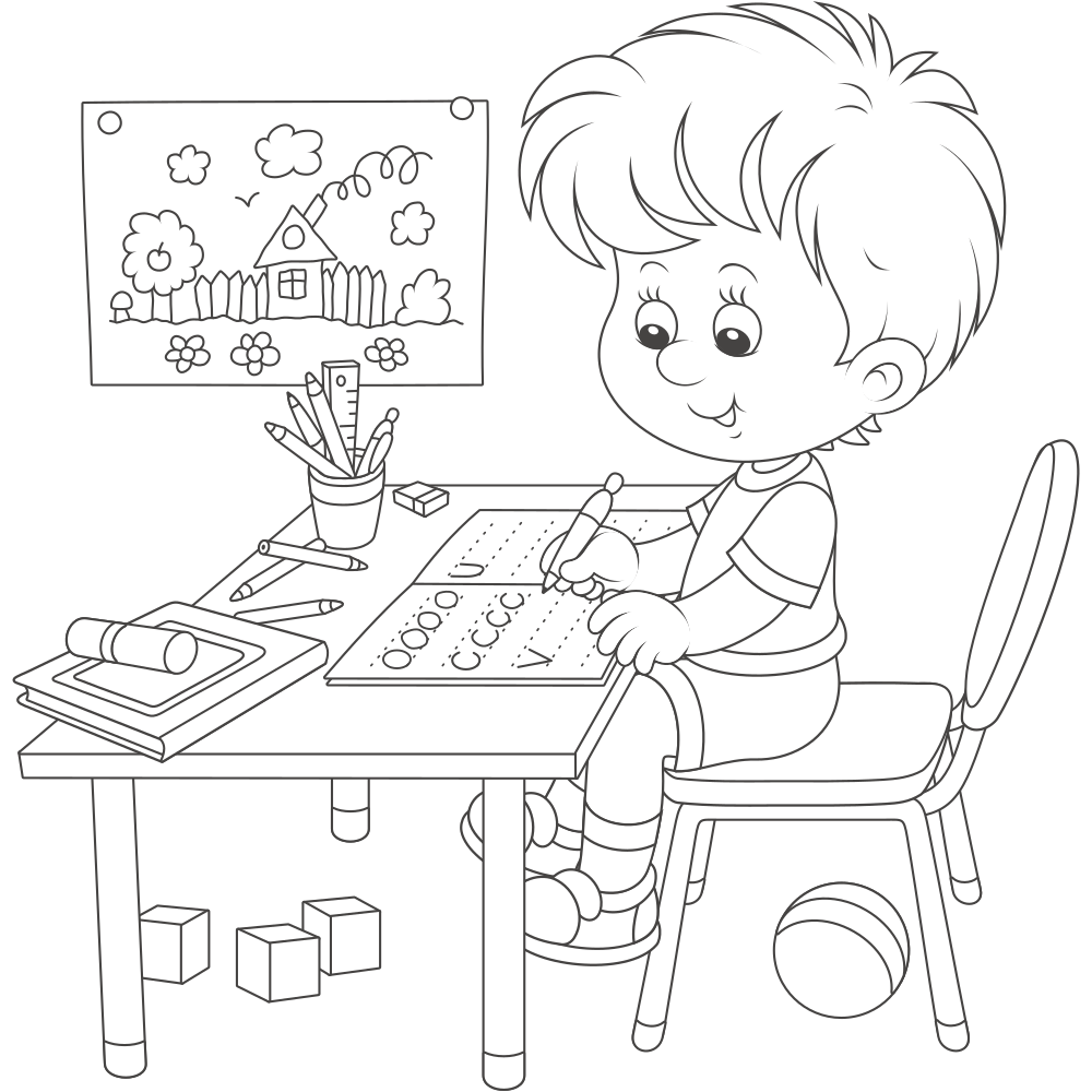 School Coloring Pages - Printable - Kids Drawing Hub