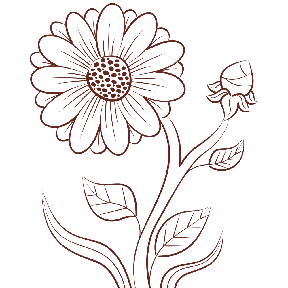 Sunflower Coloring Pages - Printable - Kids Drawing Hub
